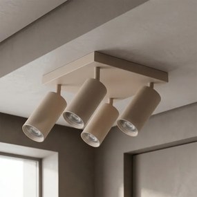 BRILAGI - Bodové svítidlo SELE SQUARE 4xGU10/30W/230V béžová