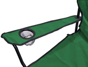 Cattara BARI Židle kempingová skládací zelená