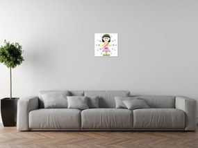 Gario Obraz s hodinami Květinář Rozměry: 40 x 40 cm