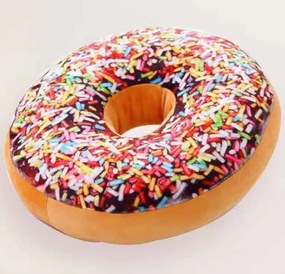 Bavlissimo Polštářek donut průměr 40 cm varianta: donut posyp 1