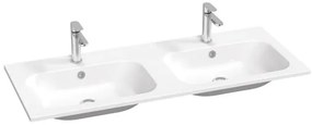 Ravak Chrome Slim dvojumyvadlo 120x49 cm dva otvory pro baterii XJG01112001