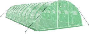 Skleník s ocelovým rámem zelený 48 m² 12 x 4 x 2 m 3188065
