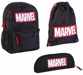 SET batoh, vak a penál MARVEL logo