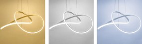 Toolight - LED stropní svítidlo + dálkový ovladač APP393-CP, chromová, OSW-06909