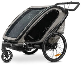 Hauck Bike N Walk Duo cyklovozík 3v1 light grey
