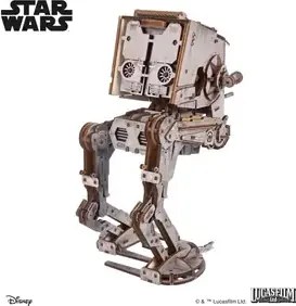 Ugears 3D dřevěná mechanická skládačka Star Wars AT-ST kráčedlo