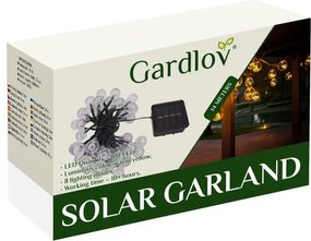 Solární girlanda 12m IP65 Gardlov 24010