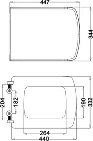 Isvea Isvea, SOLUZIONE WC sedátko, Soft Close, bílá (Purity), 40S30700I