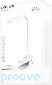 Proove Light Bite bílá / Stolní LED lampa / 1200 mAh / 5 W / USB-C