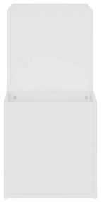 Botník do předsíně bílý 105 x 35,5 x 70 cm dřevotříska - Default Title