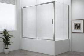 Polysan DEEP sprchová boční stěna 80 x 165 cm chrom čiré sklo MD3216