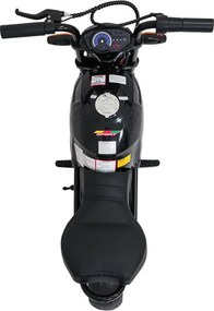 Elektrická motorka SUPERMOTO černá