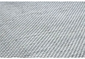 koberec FLAT 48663/037 SISAL   stříbro HLADKÝ velikost 140x200 cm | krásné koberce cz