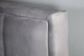 Designová postel Gallia 180 x 200 cm stříbrno-šedá