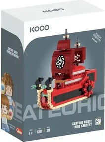 KOCO Stavebnice mini Pirátská loď / 300 dílků / plast / 6+
