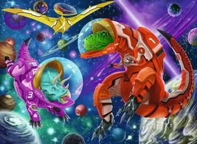 Ravensburger Dinosauři ve vesmíru - 200 dílků / od 8 let
