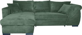 XXXLutz ROHOVÁ SEDAČKA, textil, tmavě zelená Carryhome - Sedací soupravy - 00000F000602