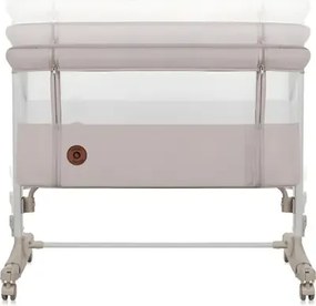 LIONELO Postýlka Aurora 3v1 Beige Cappuccino / Kovový rám / 4 kolečka