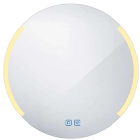 Nimco - Zrcadlo s LED osvětlením, průměr 60 cm, dotykový senzor, hliník ZP 16000RVX