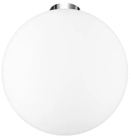 Nova Luce Stropní svítidlo NEVOSO opálové sklo, 30cm, E27 1x12W Barva: Chrom