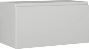 Mexen Orio, koupelnová skříňka 90 cm, 1 zásuvka, šedá matná, 91A10-09047-1-BF62