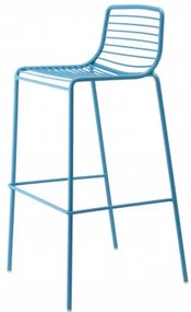 Scab Kovová barová židle SUMMER Barva kostry Scab VZ-světle modrá 2535