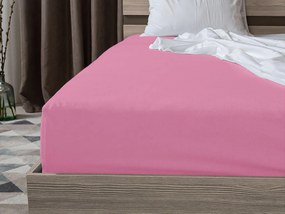 Jersey prostěradlo EXCLUSIVE růžové 140 x 200 cm