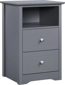 Odkládací stolek Yaheetech – tmavě šedá (256109366617)