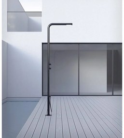 AMA Luxury Shower AMA Luxury Shower Mercurio bez nezámrzného systému černý matný nerez s ruční sprchou