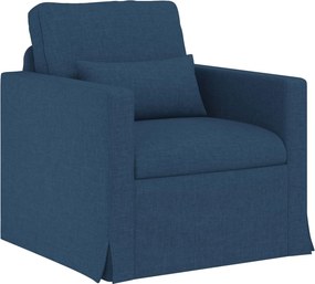 Set pohovek 2 ks Modrá textil 3407499