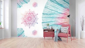 Malvis ® Tapeta Mandala v pastelech Vel. (šířka x výška): 288 x 200 cm