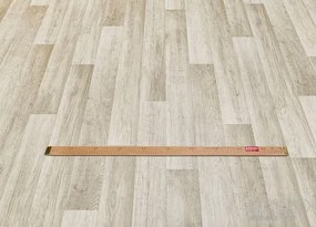 Breno PVC TRENTO Chalet Oak 000S – světle béžové dřevo, šíře 400 cm