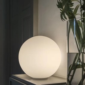 Ideal Lux - Stolní lampa MAPA 1xE27/42W/230V pr. 30 cm bílá