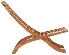 Skládací zahradní židle 50 x 90 x 69 cm masivní teakové dřevo,  319163