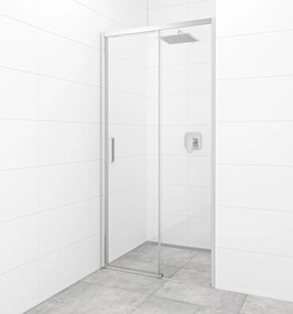 Sprchové dveře 140 cm, bezbariérový vstup, SAT TEX BB SATTEXDBB140CRT