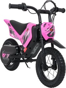 Elektrická motorka SHARK růžová