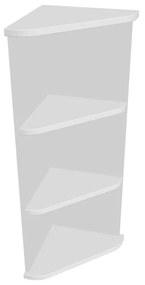 Skříň vnější roh 115,2 cm - Hobis Strong SR 3 Dekor korpusu: bílá