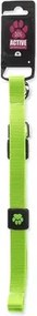 ACTIVE DOG Vodítko Premium M limetka 2x120 cm / Textilní vodítko pro p