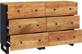 Příborníky 2 ks 60 x 33 x 75 cm masivní akáciové dřevo 3143636
