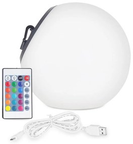 Top Light BALL RGB RC - LED RGB Stmívatelné solární svítidlo LED/1,2W/3,7V IP44
