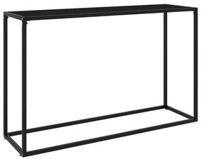 322816 vidaXL Konzolový stolek černý 120 x 35 x 75 cm tvrzené sklo