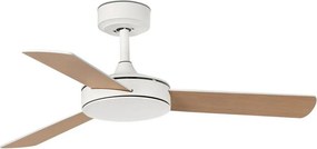 FARO 33603DC MINI MALLORCA S stropní ventilátor, bílá/javor - FARO