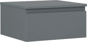 Mexen Orio, koupelnová skříňka 50 cm s horní částí, 1 zásuvka, grafitová matná, 91A10-05023-1-BFC66