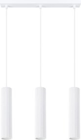 Sollux Lighting Závěsné svítidlo KARBON 3L bílé