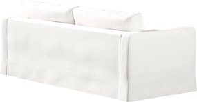 Potah na pohovku IKEA  Karlstad 3-místná, nerozkládací, dlouhý barva bílá