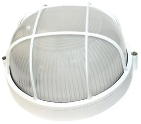 ACA Lighting Venkovní přisazené svítidlo HI5011W max. 40W/E27/IP45, bílé