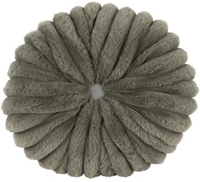 Polštářek Flower šedá, pr. 38 cm