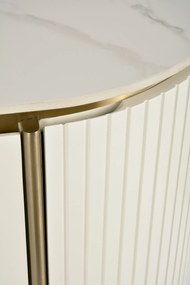 Komoda Stilig 180 cm mramor/béžová