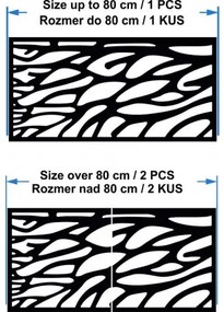 Vyřezávaný dřevěný nástěnný obraz z překližky I 3D HOURS PR0274
