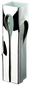 ROSENTHAL LAPP ZAHA HADID Váza platinová 37 cm +